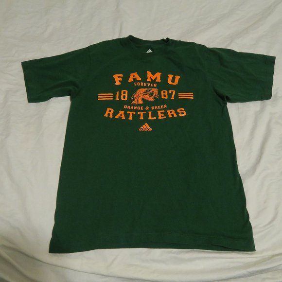 adidas | Shirts | Adidas Florida Am University Famu Rattlers Tshirt ...